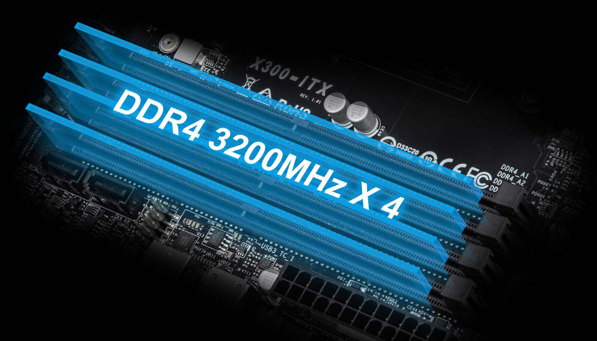 ASRock DESKMEET X300 Mini PC Barebone System AMD X300 DisplayPort, HDMI ...