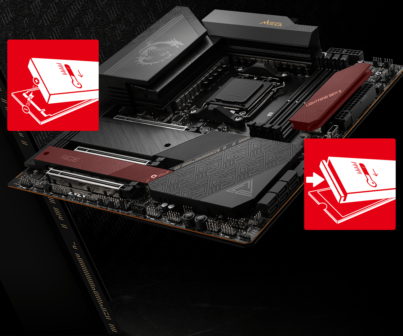 MSI MEG X670E ACE AM5 E-ATX AMD Motherboard - Newegg.ca