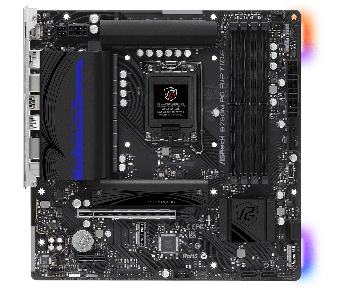 ASRock B760M PG Riptide LGA 1700 DDR5 Micro ATX Motherboard - Newegg.ca