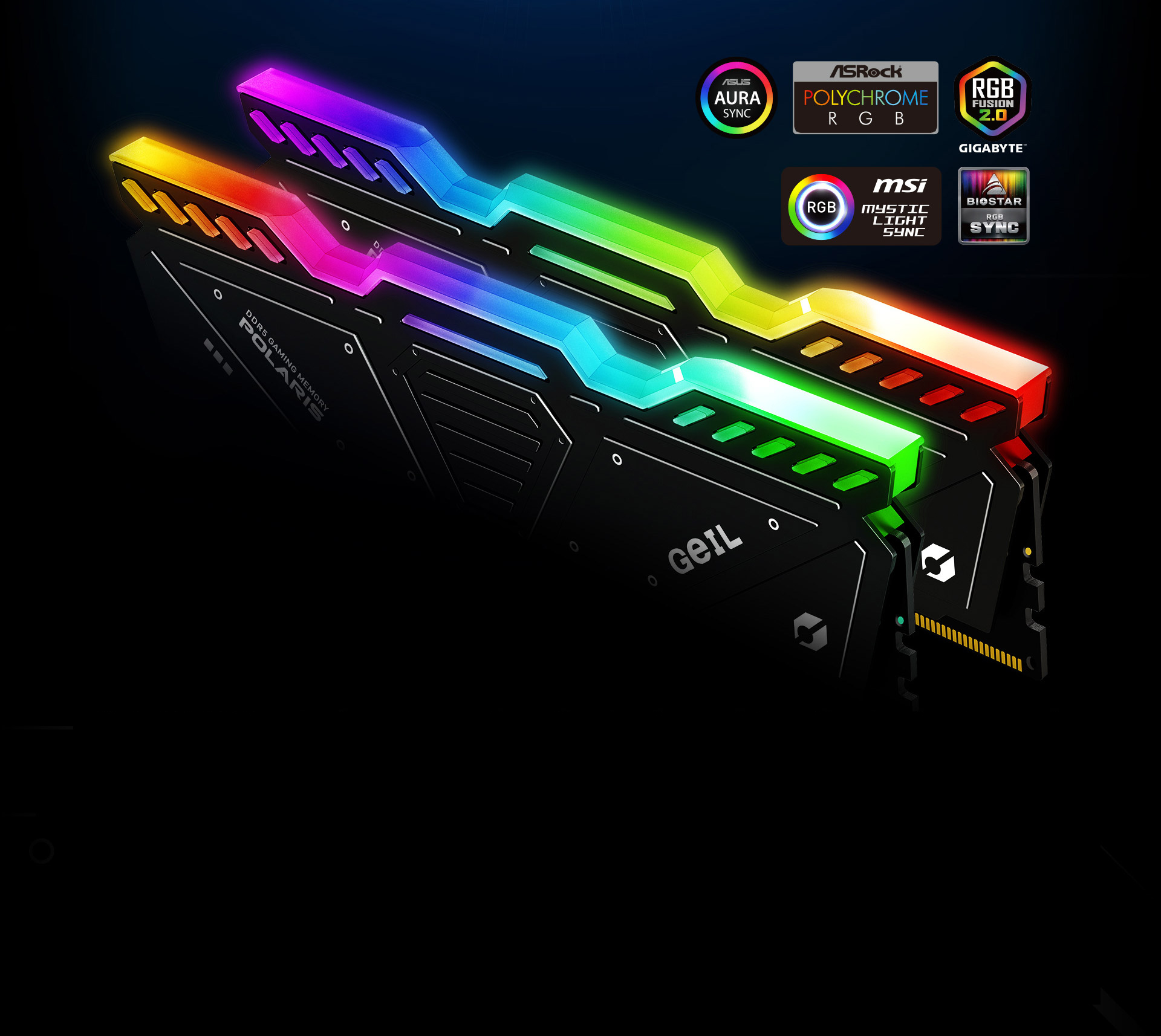 GeIL Polaris 32GB (2 x 16GB) 288-Pin PC RAM DDR5 5600 (PC5 44800 ...