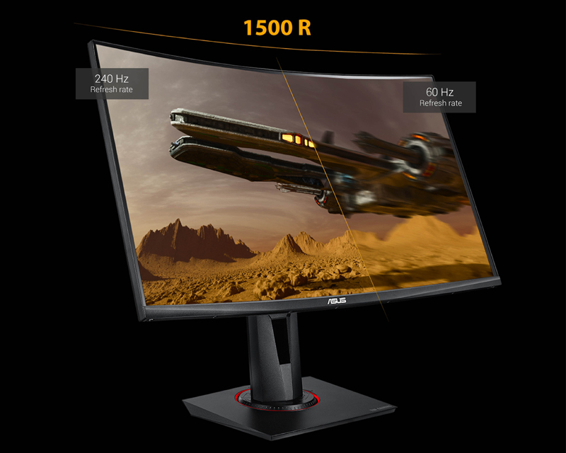 ASUS 27" 1080P TUF Gaming Curved HDR Monitor (VG27VQM) - Full HD, 240Hz ...