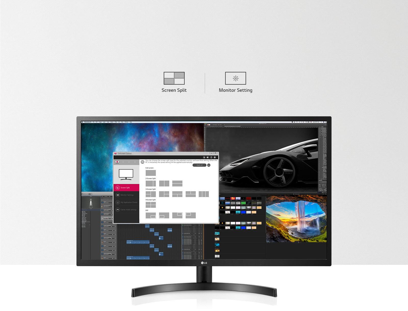 LG 32MN600P-B 31.5'' Full HD 1920 x 1080 IPS Monitor with AMD FreeSync ...