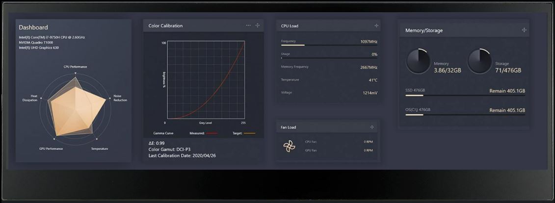 ASUS PA147CDV ProArt Display 14” Portable Touch Screen 32:9 (1920 x 550 ...