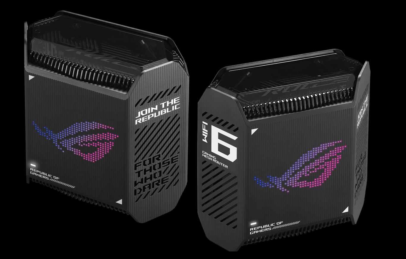 ASUS ROG Rapture GT6 Moonlight White Gaming Mesh Router GT6 (W-2-PK ...