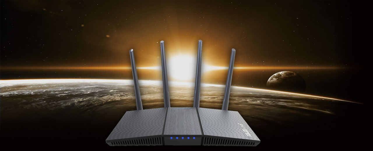 ASUS RT-AX1800S Dual Band WiFi 6 (802.11ax) AX1800 Router Supporting MU ...