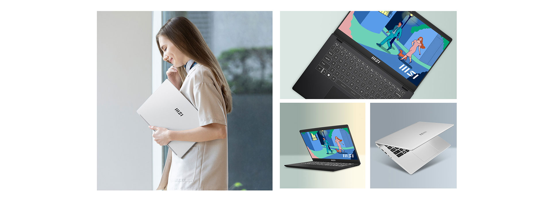 MSI Modern 14 14" Ultra Thin and Light Laptop Intel® Core™ i5-1155G7 ...