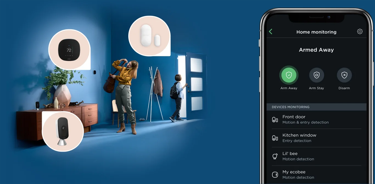 Ecobee SmartSensor for Doors and Windows 2-Pack, White, Ecobee EB ...