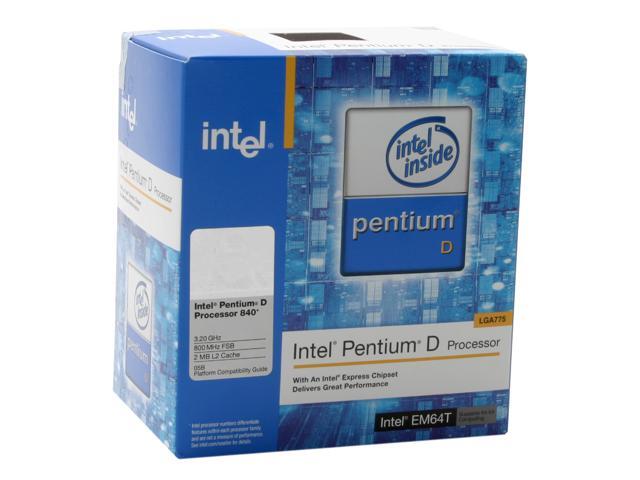 Intel Pentium D 840 Smithfield Dual-Core 3.2 GHz LGA 775 ...