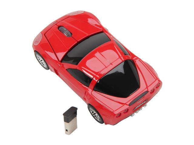 Road Mice RM-08CHCZRXA Red RF Wireless Optical Chevrolet Corvette Mouse ...