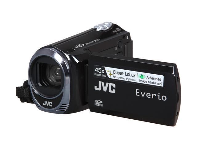 JVC Everio GZ-MS110 Black 1/6" CCD 39X Optical Zoom HDD/Flash Memory ...