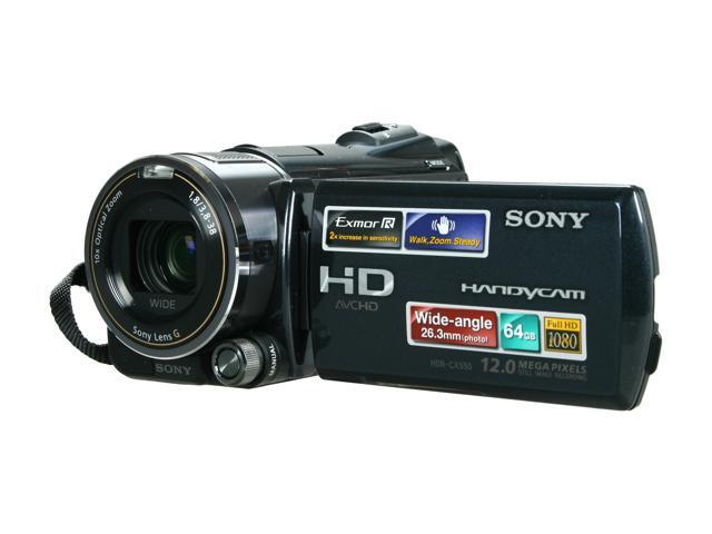 SONY HDR-CX550V 1/2.88" "Exmor R" CMOS 3.5" 921K Xtra Fine TruBlack LCD ...