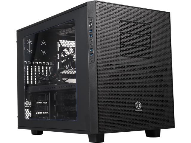 Thermaltake Core X9 Black E-ATX Stackable Tt LCS Certified Cube Chassis ...