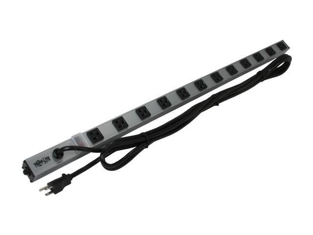 TRIPP LITE PS3612 12 Outlets Power Strip 120V Input Voltage 1800W ...