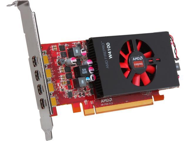 AMD FirePro W4100 100-505979 2GB 128-bit GDDR5 PCI Express 3.0 x16 Half ...