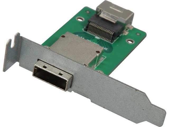 NORCO C-8087-8088L 1-Port SFF-8087 to SFF-8088 Adapter with Low Profile ...