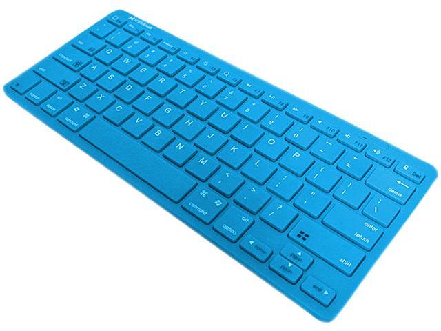 Xtreme 59593 KEY-BLUE Blue Bluetooth Wireless Slim Keyboard - Newegg.com