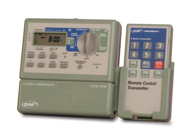 6 STATION TIMER REMOTE-BLACK Orbit Irrigation Products 57096 ...