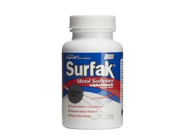 Surfak Stool Softener-100ct-Newegg.com