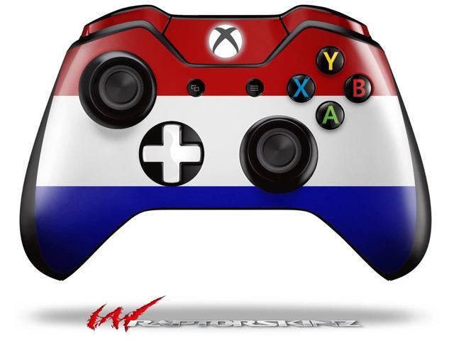 Red White and Blue - Decal Style Skin fits Microsoft XBOX One Wireless ...