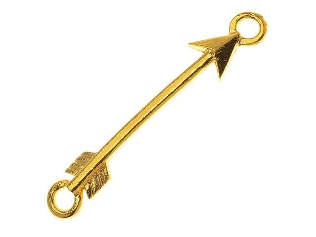 Gold Tone Curved Arrow Connector 43x6mm 4 Pieces Newegg