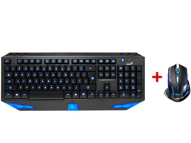 LED Illuminated Ergonomic USB Wired Backlight Backlit Gaming Keyboard w ...