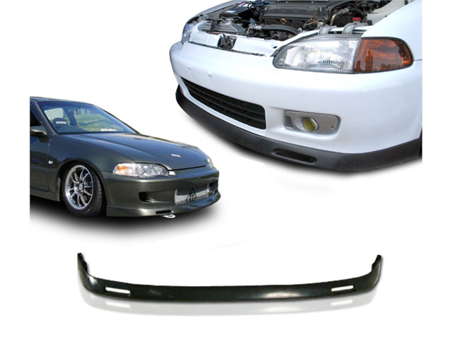 92-95 Honda Civic Eg 2/3dr Bys Poly Urethane Front Bumper Lip Spoiler ...