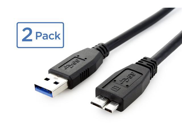 Propel® USB 3.0 to Micro B Data Sync & Quick Charge Cable (2 Pack, 3.3 ...