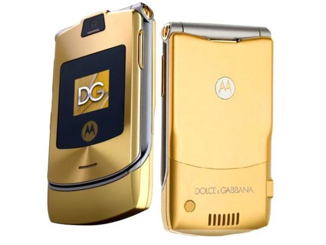 Gold Dolce & Gabbana Motorola RAZR V3i D&G Gold Edition GSM Unlocked ...