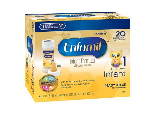 Enfamil Premium Infant Ready to Feed Nursette Formula - 2 Ounce - 6 ...