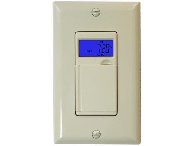 Ivory Light Timer Switch, 24-Hour/7-Day Programmable Set Timer for ...