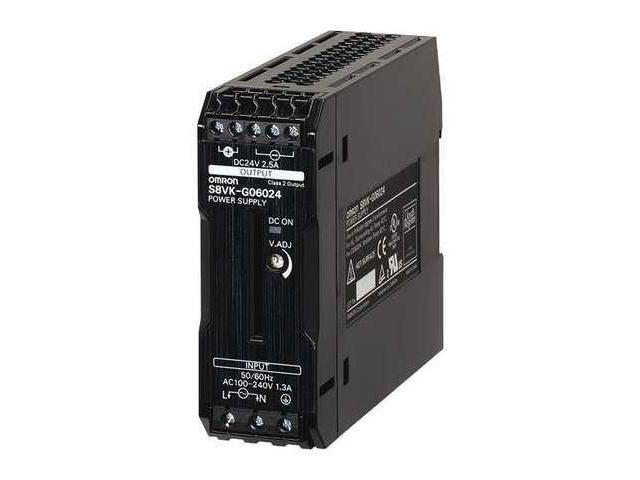 OMRON S8VK-G06024 DC Power Supply,24VDC,2.5A,50/60Hz - Newegg.com