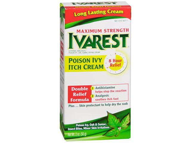 Ivarest Poison Ivy Itch Relief Cream Maximum Strength - 2 oz - Newegg.com