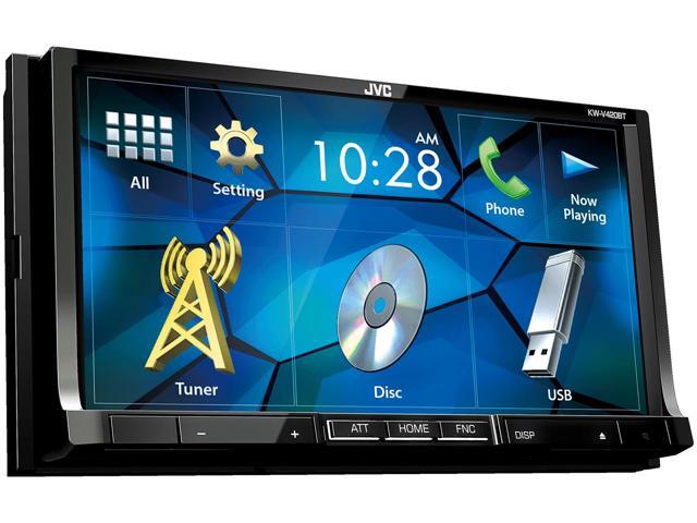 JVC KW-V420bt Car Stereo Bluetooth Double Din Touch Screen Car CD ...