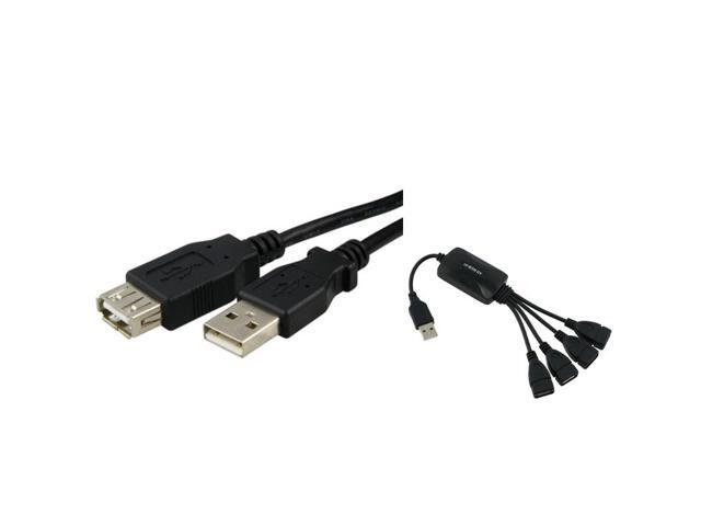 4-Port Octopus USB 2.0 Hub + Extension Cable - Newegg.com