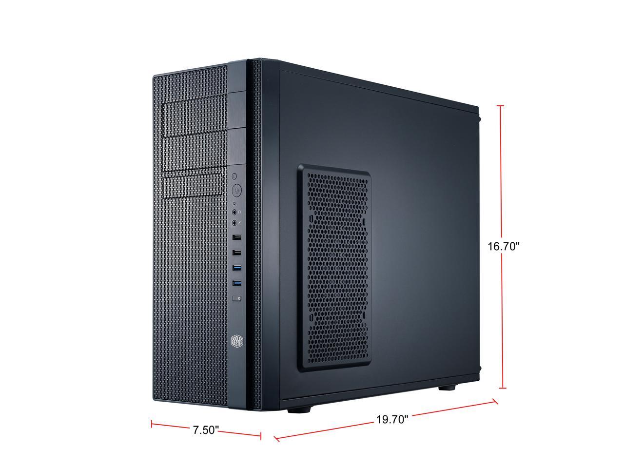 Cooler Master N400 NSE-400-KKN2 N-Series Mid Tower Computer Case with ... Cooler Master N400 NSE-400-KKN2 N-Series Mid Tower Computer Case with ...