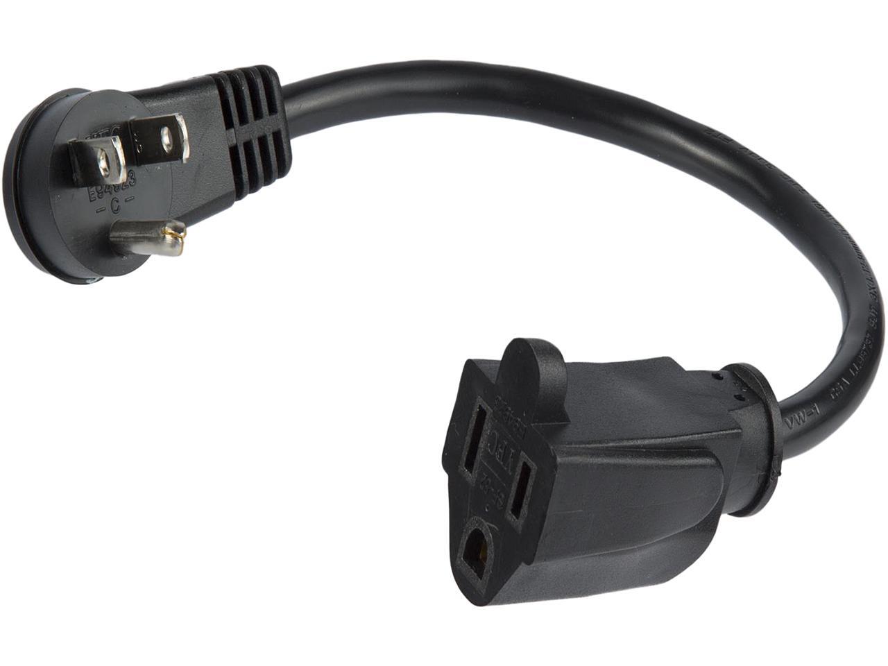 StarTech.com PAC101R1 1 ft Flat Extension Cord - NEMA 5-15R to NEMA ... StarTech.com PAC101R1 1 ft Flat Extension Cord - NEMA 5-15R to NEMA ...