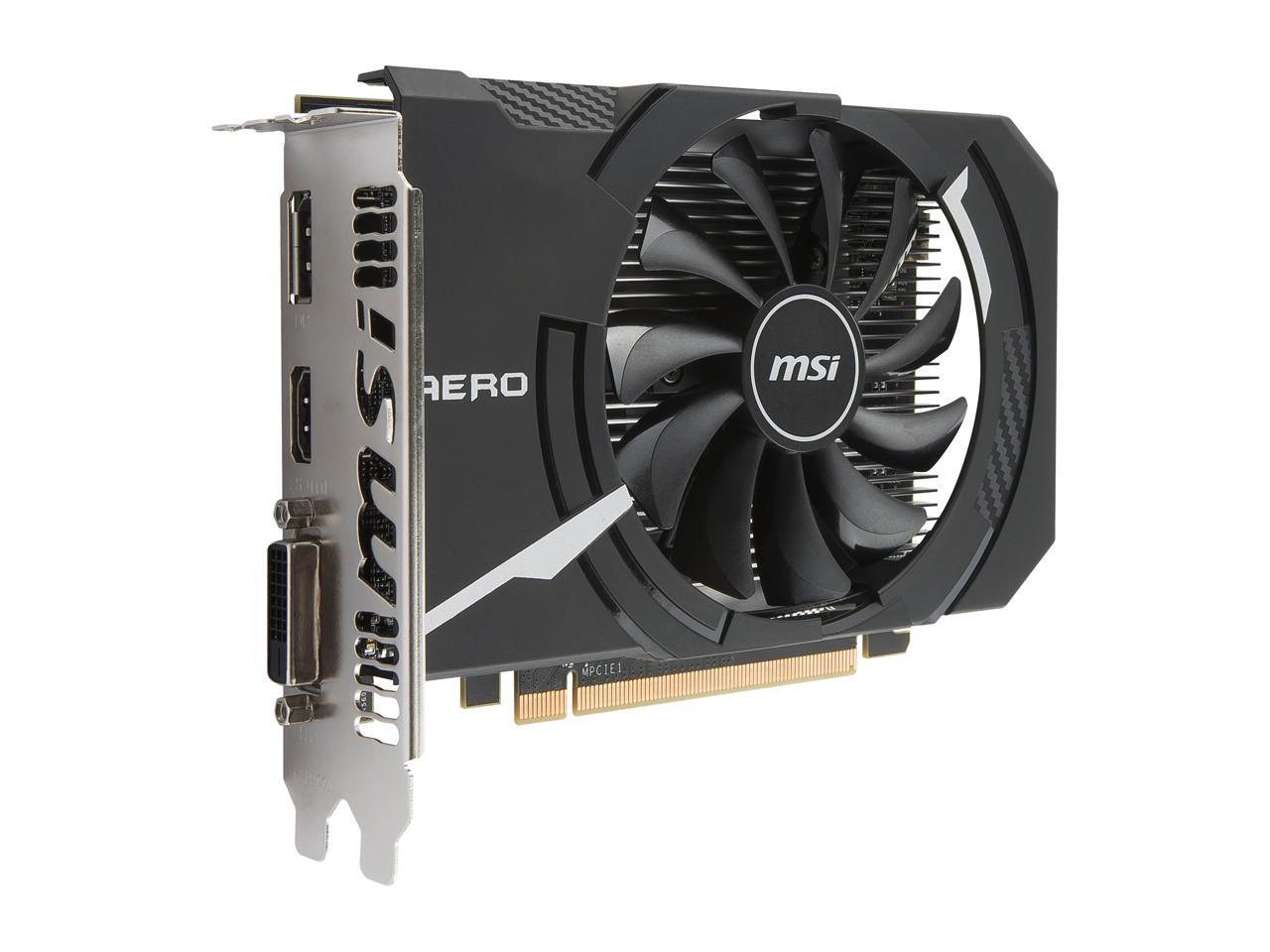 MSI Radeon RX 560 DirectX 12 RX 560 AERO ITX 2G OC 2GB 128 Bit GDDR5