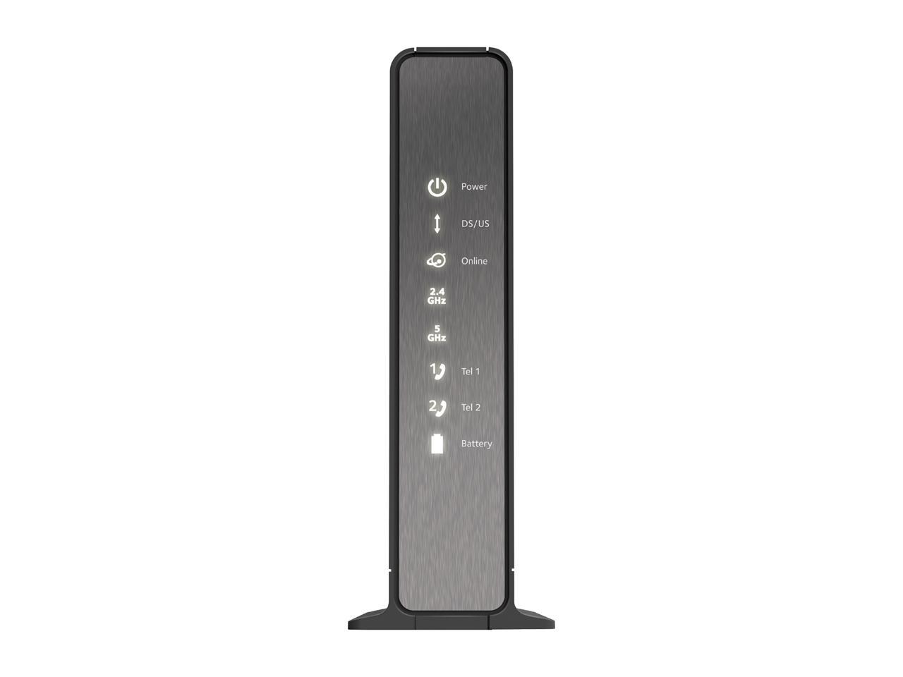 NETGEAR Nighthawk AC1900 (24x8) DOCSIS 3.0 Wi-Fi Cable Modem Router For ... NETGEAR Nighthawk AC1900 (24x8) DOCSIS 3.0 Wi-Fi Cable Modem Router For ...