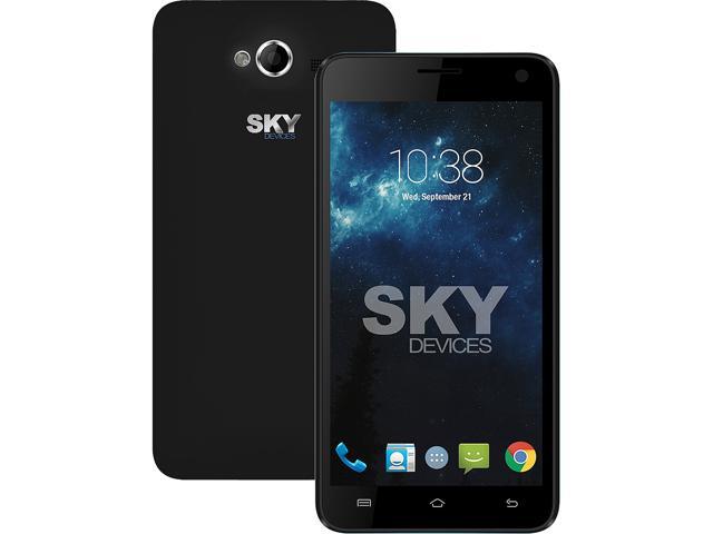 Sky Devices Sky 5.0W 3G Unlocked Cell phone 5" Black 4GB 512MB RAM ...