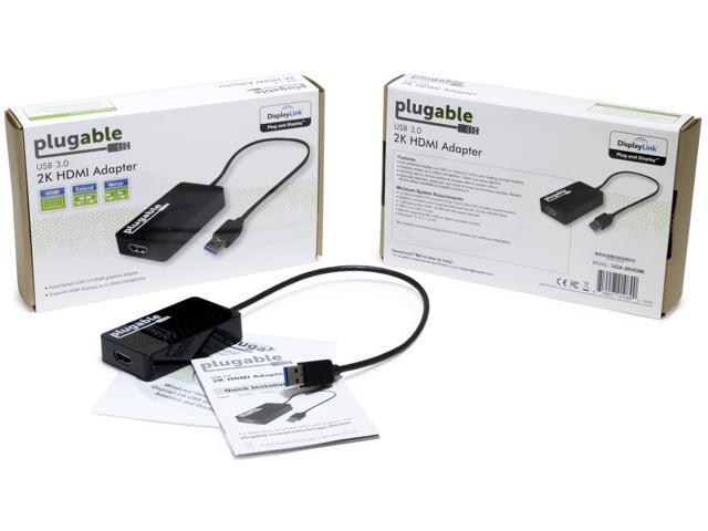 Plugable DisplayLink Monitor Adapter - USB 3.0 to HDMI 2.0 for Windows ...